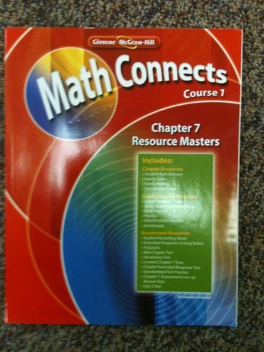 Glencoe McGraw-Hill Math Connects Course 1, Chapter 7 Resource Masters ...