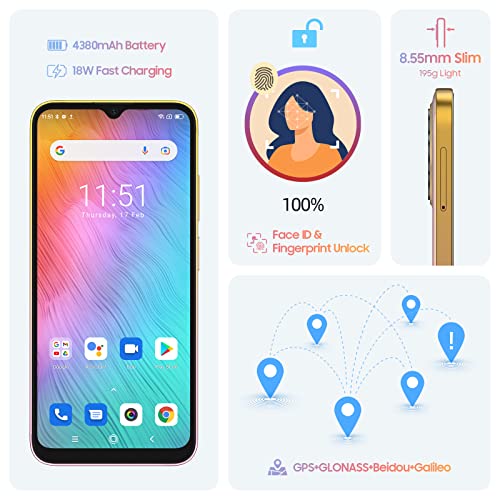 Blackview Android Phone, A95, 8GB+128GB, 4G Dual SIM Unlocked Cell Phones, Android 11 Unlocked ...