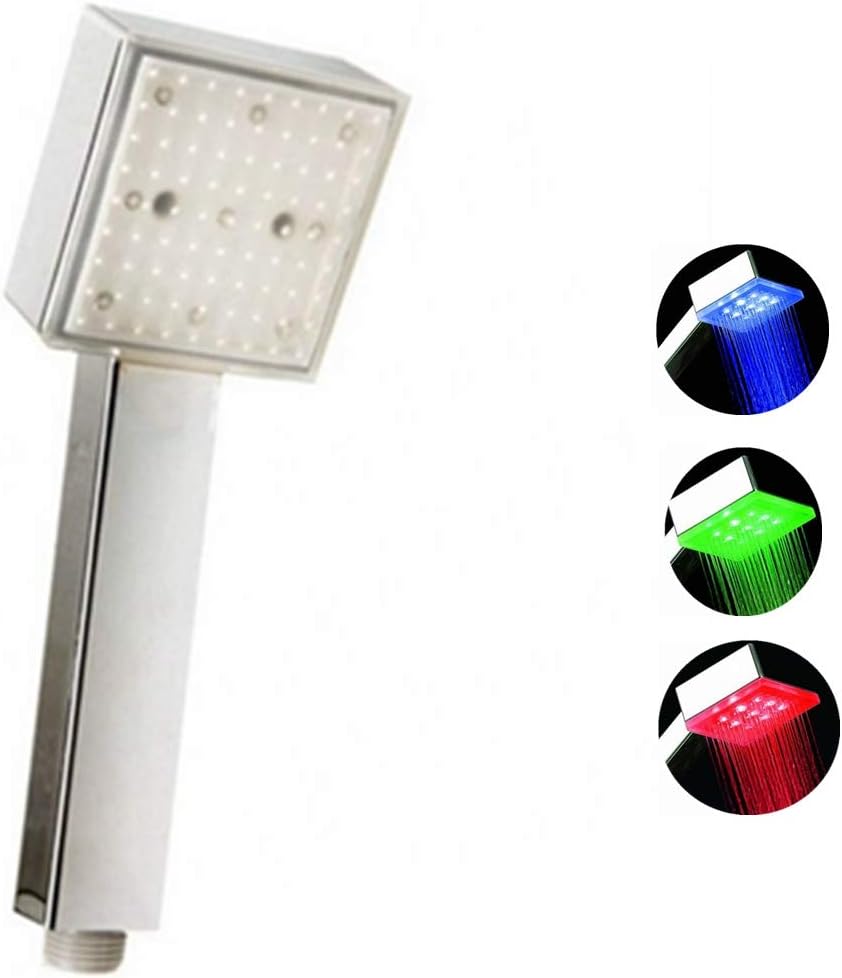 Douchette LED Lumineuse Pommeau de Douche LED Robinet LED Salle de Bain ...