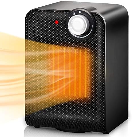 Portable Ceramic Heater - 1500W Small Ceramic Heater with Adjustable ...