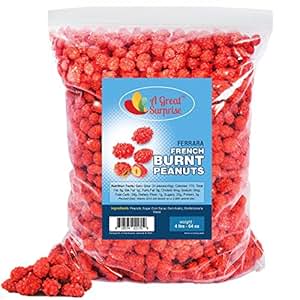 French Burnt Peanuts Candy - Bulk Candy 4 LBS: Amazon.com: Grocery ...