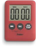 Amazon.com: Polder Digital Hourglass Kitchen Timer, Red: Kitchen & Dining