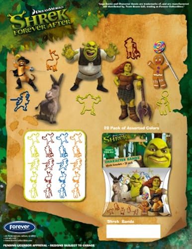 Forever Collectibles SHREK Characters Logo Bandz Bracelets in Kuwait ...