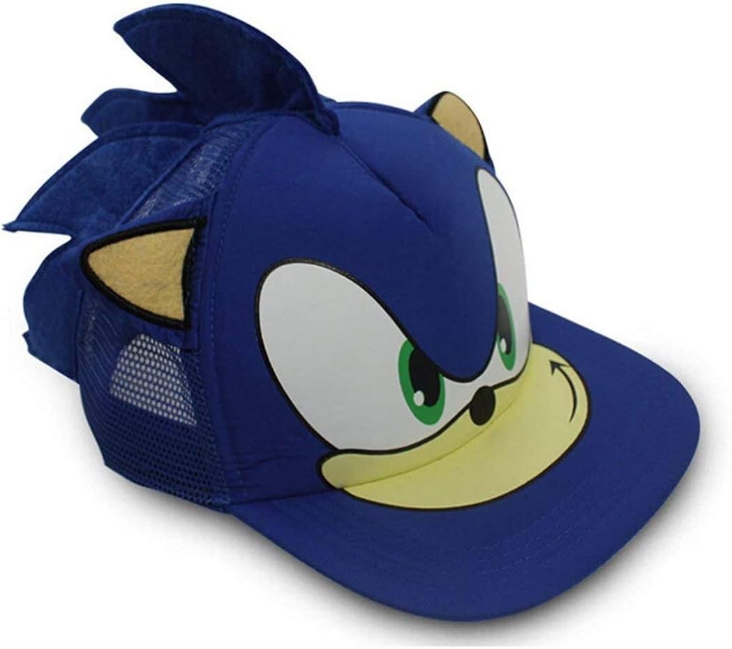 LACKINGONE Sonic the Hedgehog Adjustable Foldable Baseball Cap Game ...