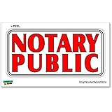 Amazon.com : Authorized Notary Public Sticker, 6-inch Diameter : Office ...