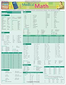 Med Math Formulas