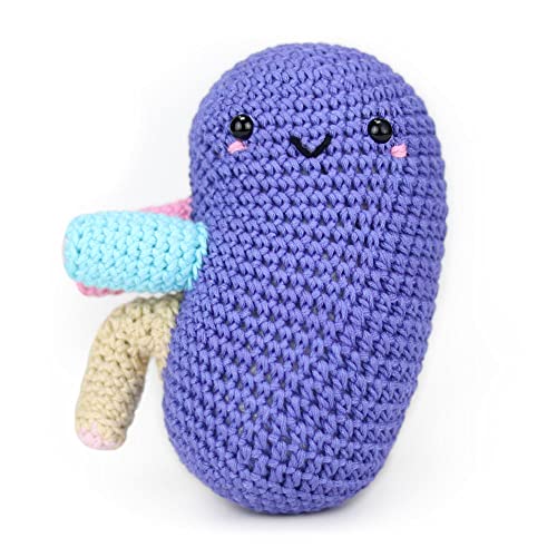 Wellbeing Star Crochet kidney plush organ plushy stuffed kidney plush ...