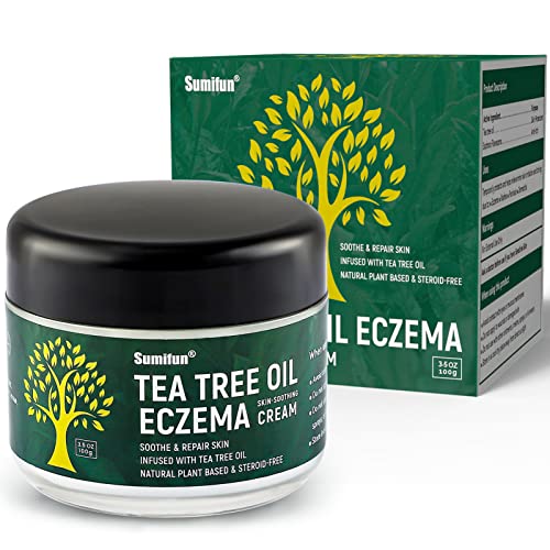Tea Tree Oil Psoriasis Eczema Treatment Cream - Lasting Soothing and ...