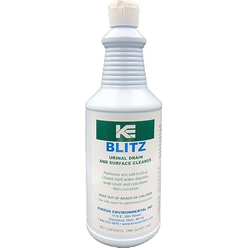 KINZUA ENVIRONMENTAL Blitz Professional Urinal Cleaner, Replaces Harsh ...