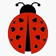 Amazon.com - Ladybug Love Vinyl Waterproof Sticker Decal Car Laptop ...