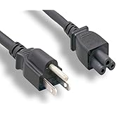 Amazon.com: 3 Prong AC Power Cord [2-Pack], UL Listed CableCreation 1 feet Short Power Cable for ...
