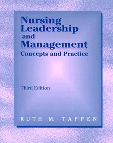 Nursing Leadership and Management: Concepts and Practice: 9780803683372 ...
