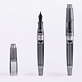 Amazon.com : Natami Vacuum Filling Fountain Pen,Titanium & Acrylic ...