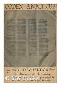 Codex sinaiticus, : The ancient Biblical manuscript now in the British ...