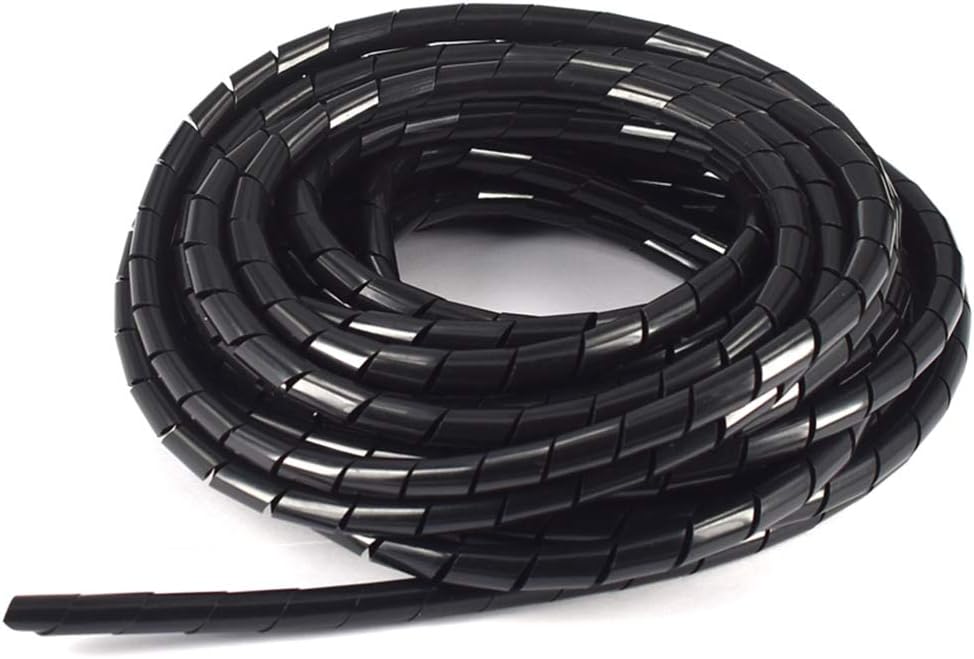 Spiral Wrapping Black Polyethylene Spiral Wire Cable Tidy Wrap,Flexible ...