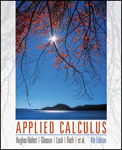 Applied Calculus, 4e WileyPLUS Student Package (Wiley Plus Products ...