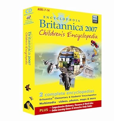 Encyclopaedia Britannica 2007 Children's Encyclopedia CD (PC/Mac ...
