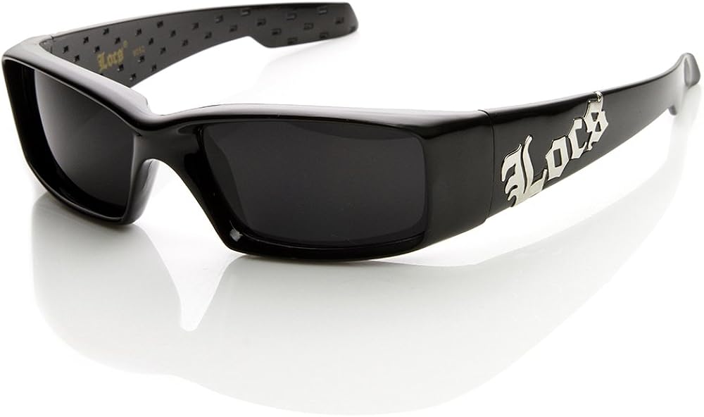 Amazon.com: Gangsta Shades LOCs Hardcore Square Inset Lens Sunglasses ...