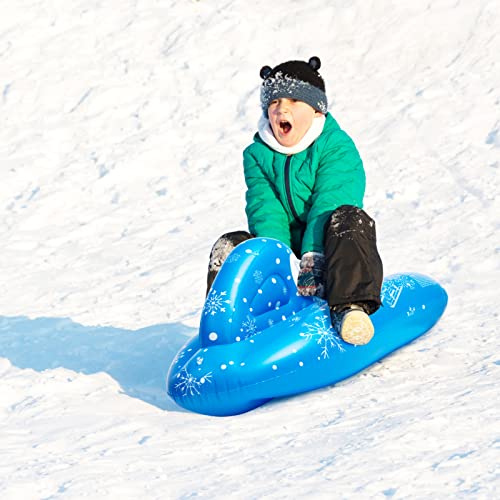MATICO 45" Inflatable Snow Rider Inflatable Sled with Handles Sledge ...