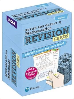 Revise AQA GCSE (9-1) Mathematics Higher Revision Cards: with free online Revision Guide (REVISE ...