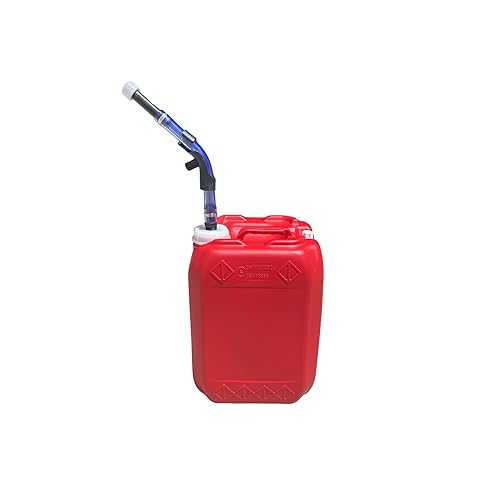 CHEMSTREAM 5.3 Gallon Stackable Utility Tighthead Jug w/Deluxe Spout ...