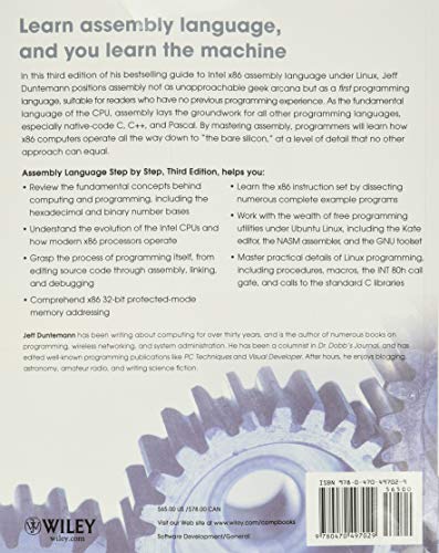 Assembly Language Step-by-Step: Programming with Linux | Pricepulse