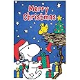 Amazon.com : Flagology.com, PEANUTS® Merry Christmas Snoopy and ...