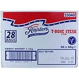 Roysters T-bone Steak Flavour Bubbled Chips 25.5 G (pack Of 48): Amazon ...