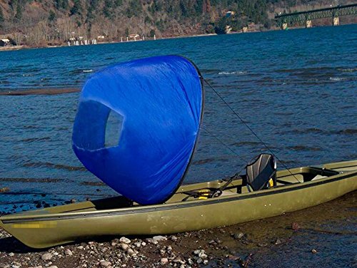 Amazingli Downwind Kayak Wind Sail Kit Kayak Wind Paddle 42 inches ...