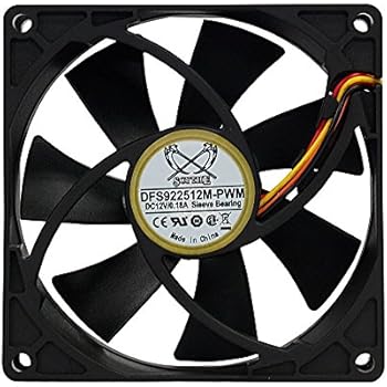 Amazon.com: Scythe 92mm 4-Pin Case Fan DFS922512M-PWM: Computers ...
