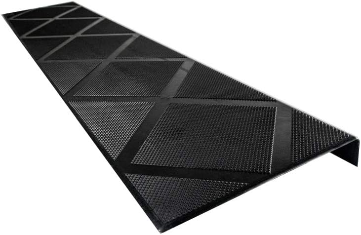 2 Pack - ComposiGrip Composite Anti-Slip Stair Tread 48 in. Black Step ...