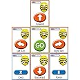 Amazon.com: TTS A5 Bee-Bot Giant Sequence Cards. Set of 49 Cards. Model: ITSCARD : Toys & Games
