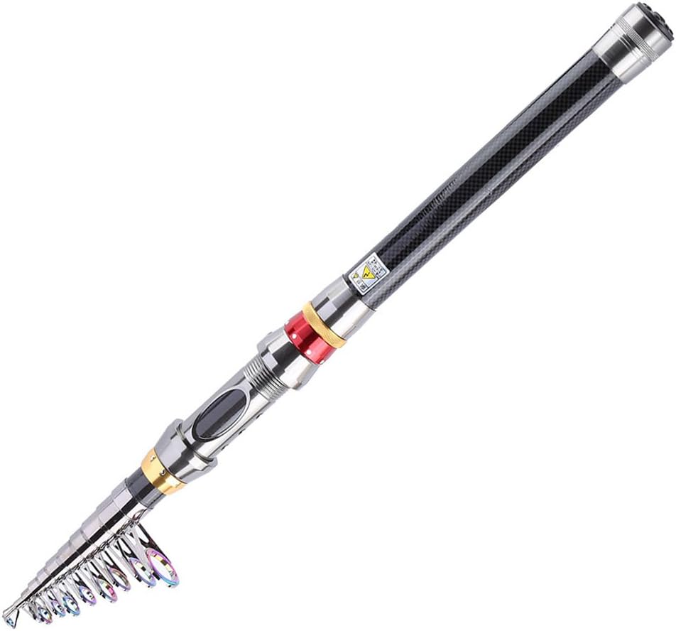 VGEBY Telescopic Fishing Rod Retractable Fishing Pole Rods Saltwater ...