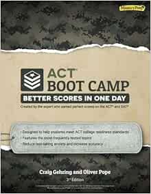 ACT Boot Camp Workbook: MasteryPrep: 9781948846141: Amazon.com: Books