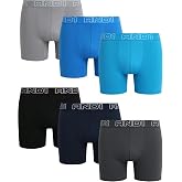 AND1 Mens Boxer Briefs - 6 Pack Soft Performance Mens Boxers with ...