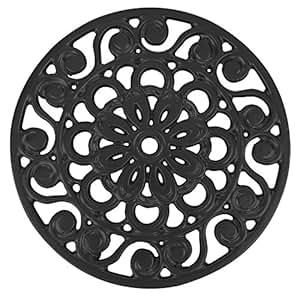 Amazon.com: Trademark Innovations Decorative Cast Iron Metal Trivet ...