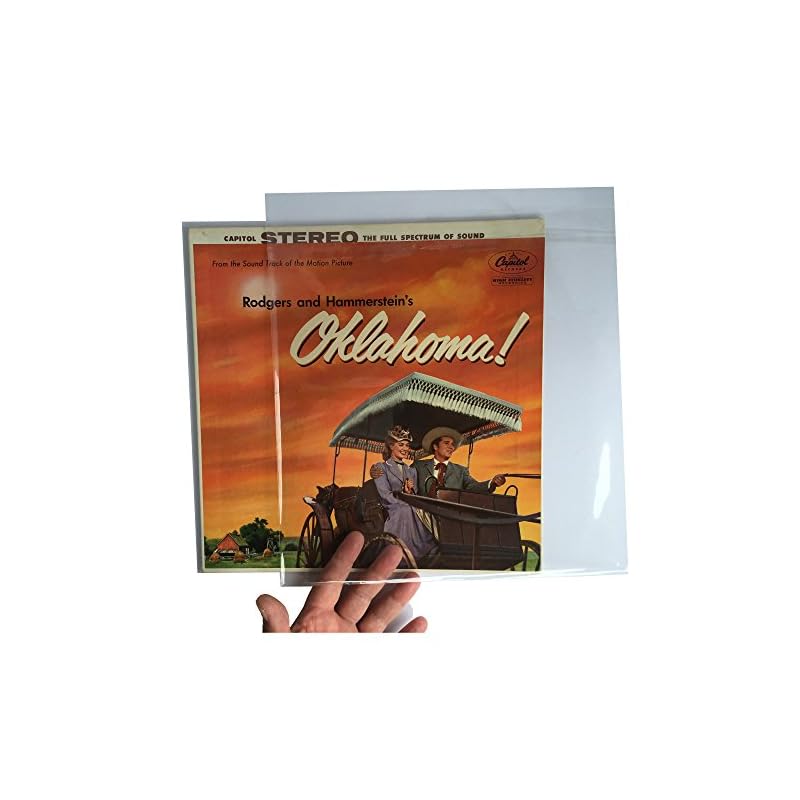 Premium Record Sleeves for Your 12” Record Covers. (100) Crystal Clear ...