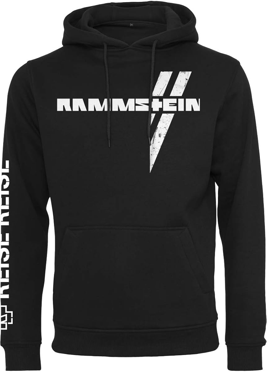 Rammstein Herren Weißes Kreuz Hoodie Kapuzenpullover: Amazon.de: Bekleidung