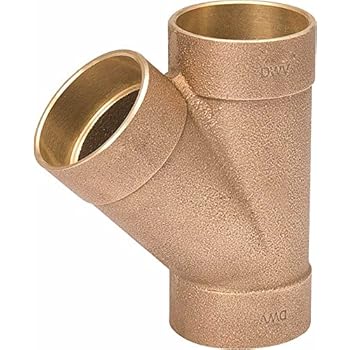 Libra Supply DWV 1-1/2 inch, 1-1/2'', 1-1/2-inch 45 degree TEE-Wye ...