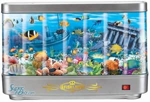 Aquarium Motion Fish Lamp Night Light - Tropical Fish (Size L ...