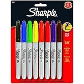 Amazon.com : BIC Color Collection Metallic Permanent Markers, Fine ...