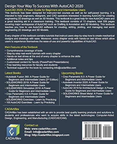 AutoCAD 2020: A Power Guide for Beginners and Intermediate Users | Pricepulse