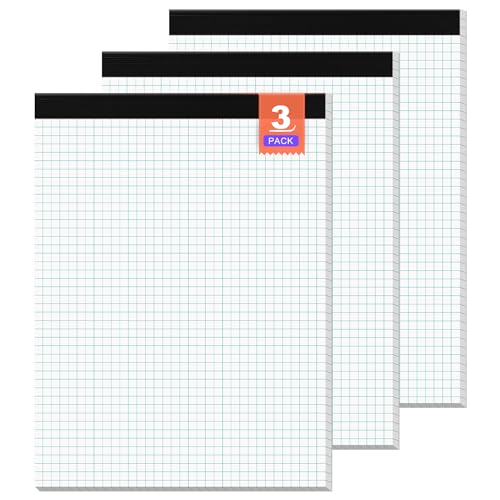 Graph Paper Legal Pad 8.5 X 11 Grid Paper Letter Size Graphing Paper ...