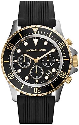 سعر ساعة مايكل كورس ايفيريست للرجال بمينا ازرق وسوار من السليكون ...