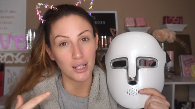 Watch NEWKEY Led Light Therapy Facial Mask - Uses Newest Red/Blue ...