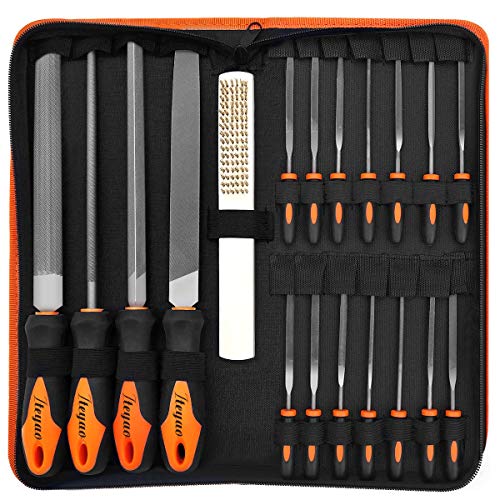 File Set 19pcs, Hand Metal File, T12 Drop Forged Alloy Steel File Set ...