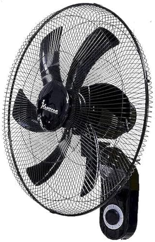 سعر iHome Force Wall Fan, 5 Blade, 3 Speed, 20 Inch, Black فى مصر ...