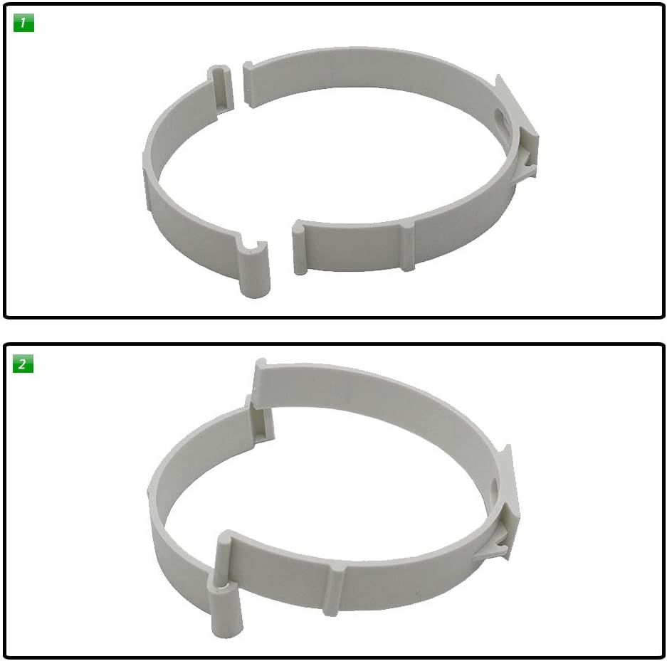 Kair Round Ducting Pipe Retaining Clip 100mm – 4 inch Support Bracket ...