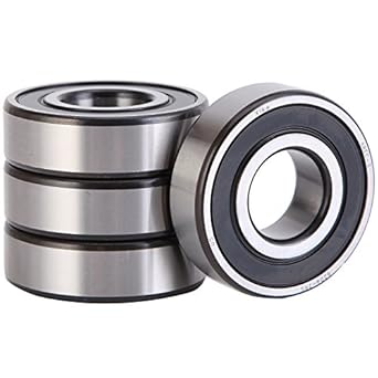 XiKe 6204UU/2RS 4 Pack 6204-2RS Precision Bearings 20x47x14mm, Rotate ...