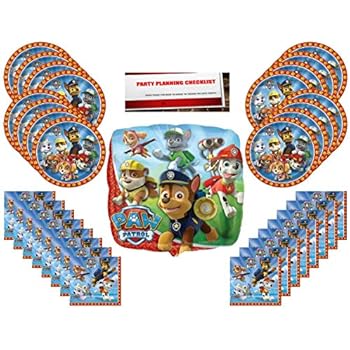 Amazon.com: Costume SuperCenter Paw Patrol Party Supply Standard Kit ...